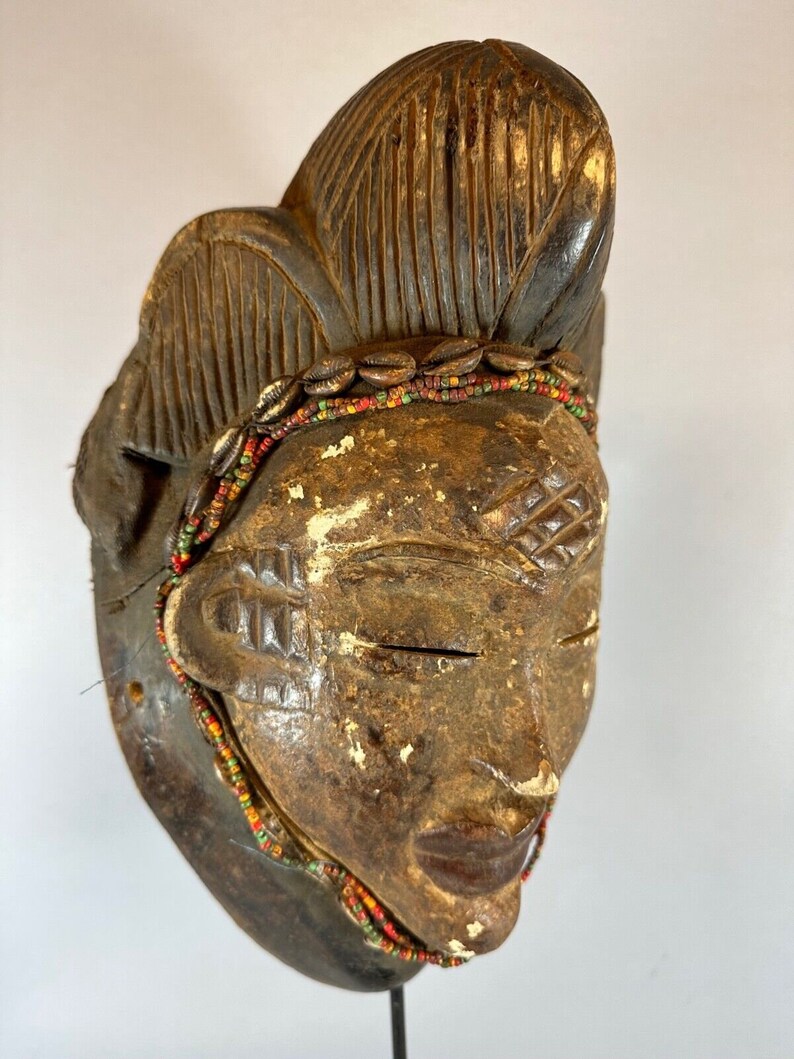 231137 - African Okuyi Dance African Punu Mask - Gabon. - Etsy