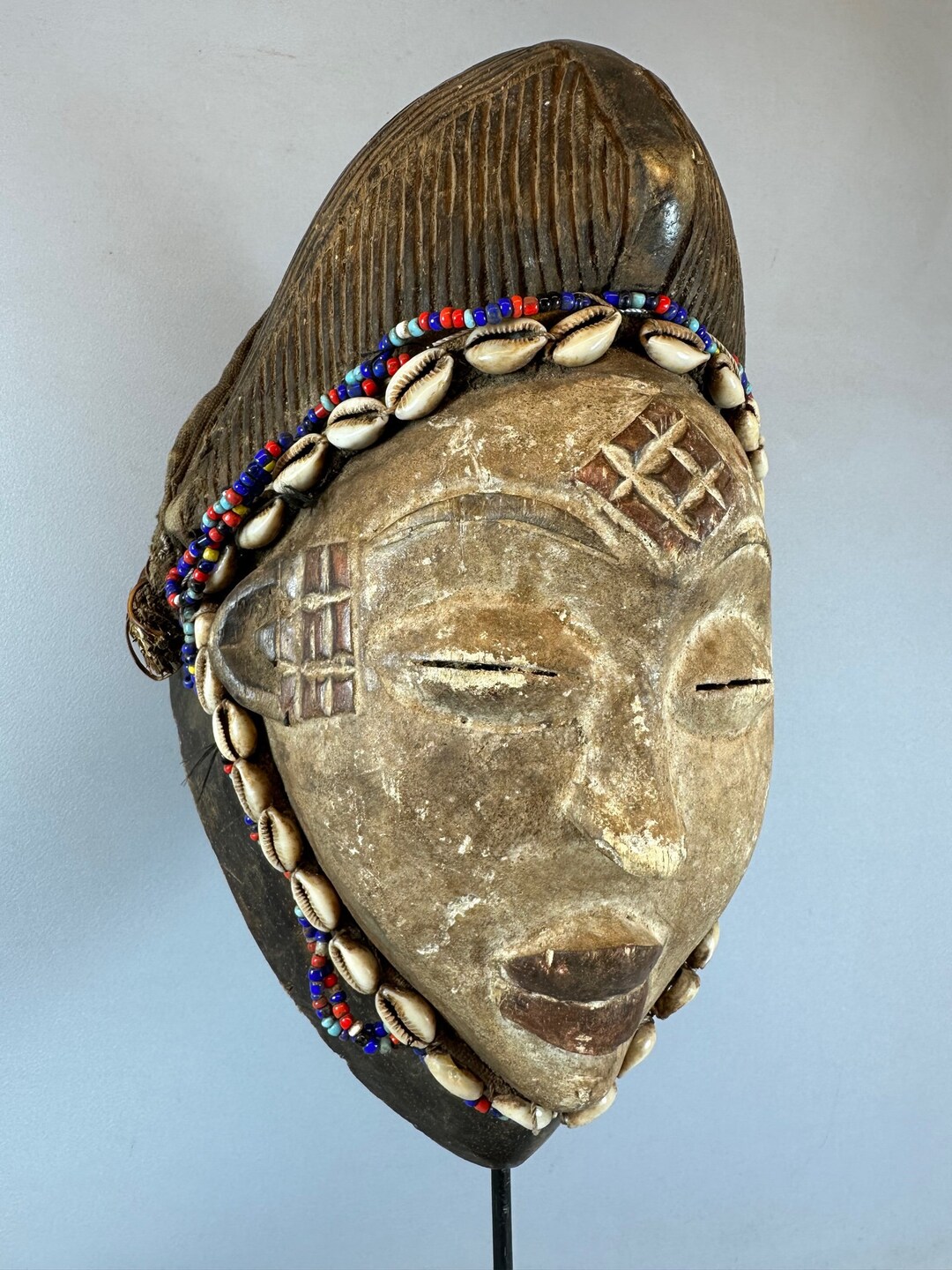 231128 - African Okuyi Dance African Punu Mask - Gabon. - Etsy