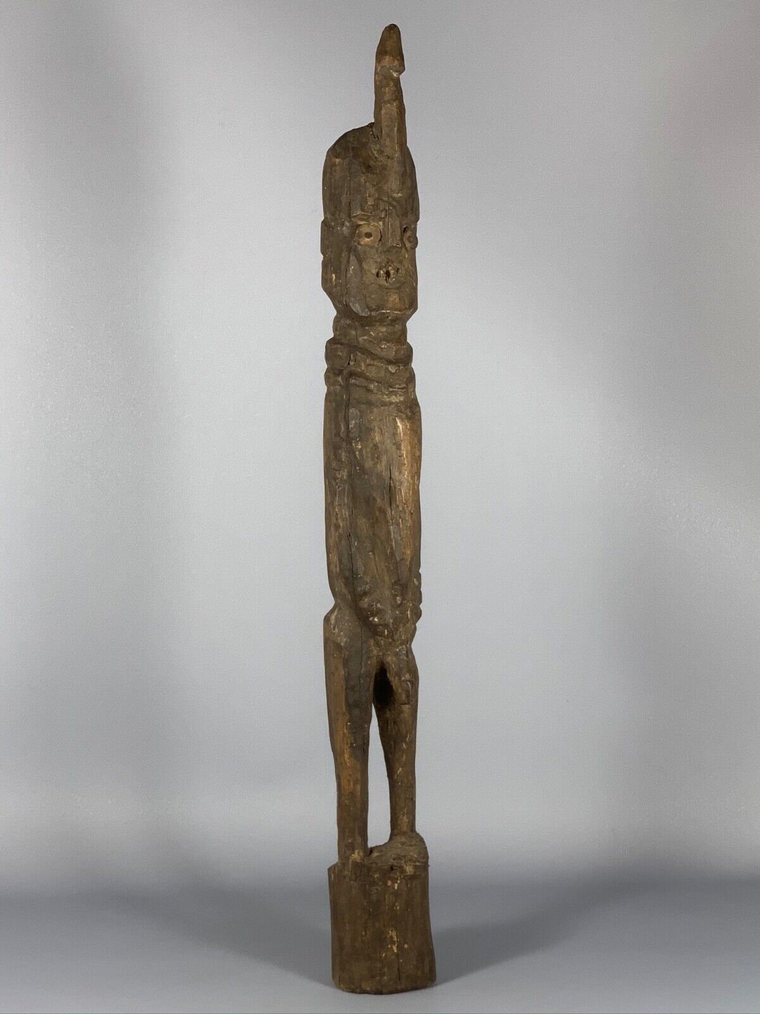 190711 Old and Rare Tribal Used African Konso Waka Grave Figure ...
