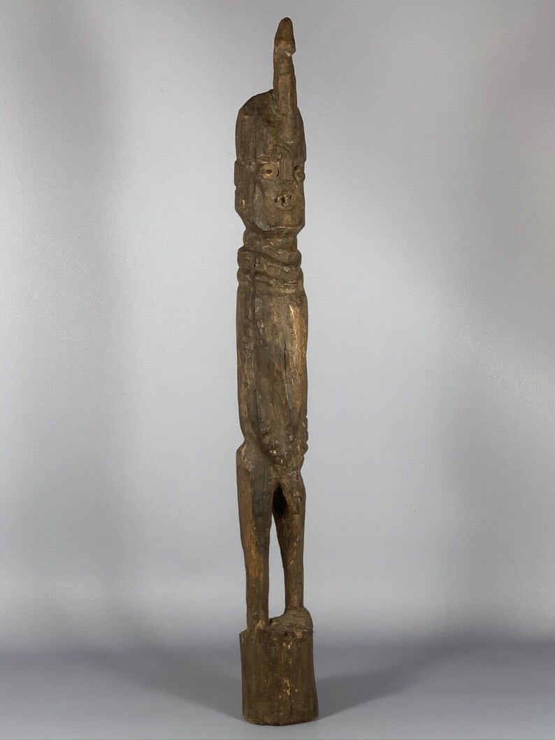 190711 Old and Rare Tribal Used African Konso Waka Grave Figure ...