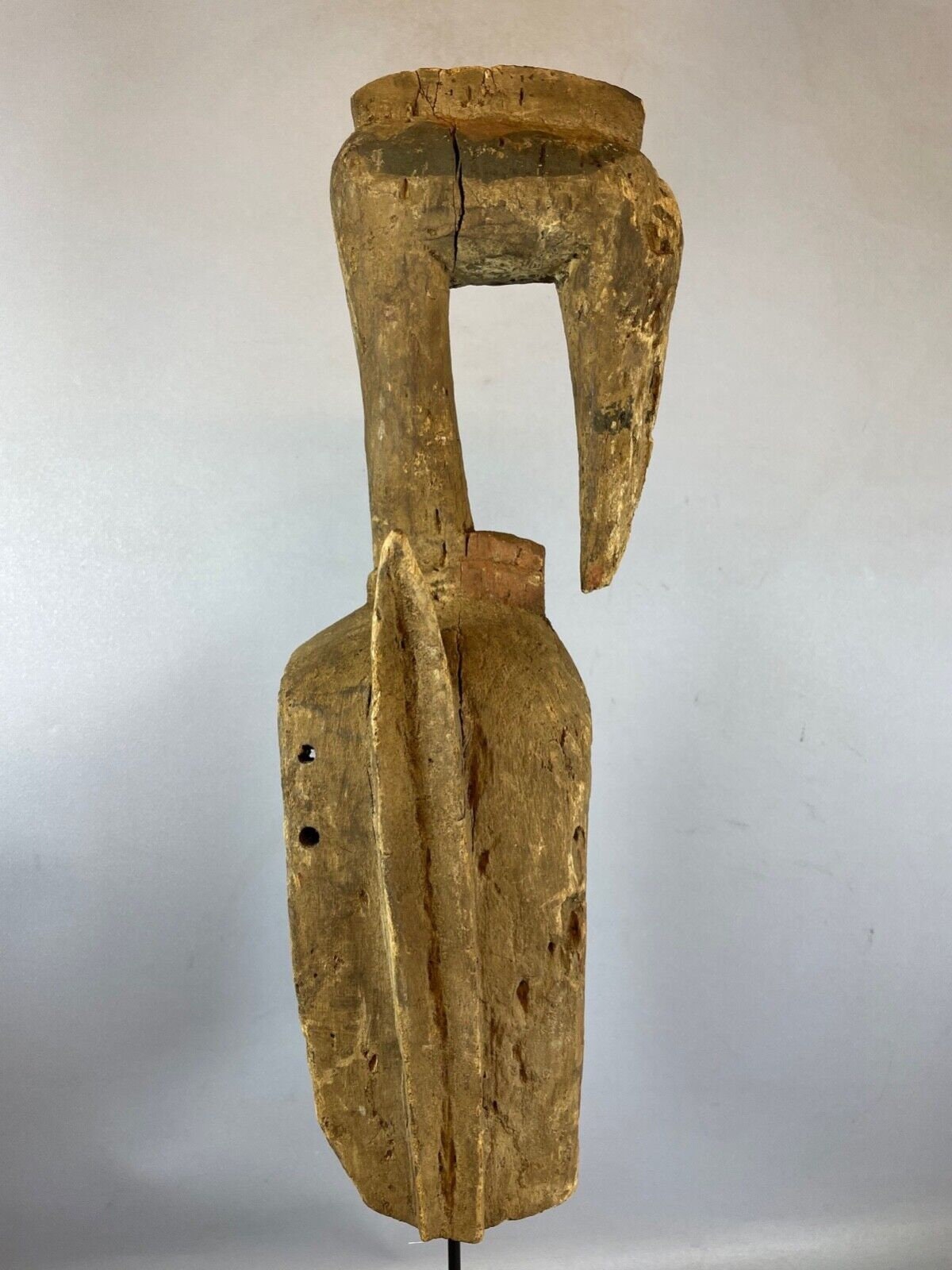 230446 Old African Dogon Satimbe Mask With Bird on Top Mali. - Etsy
