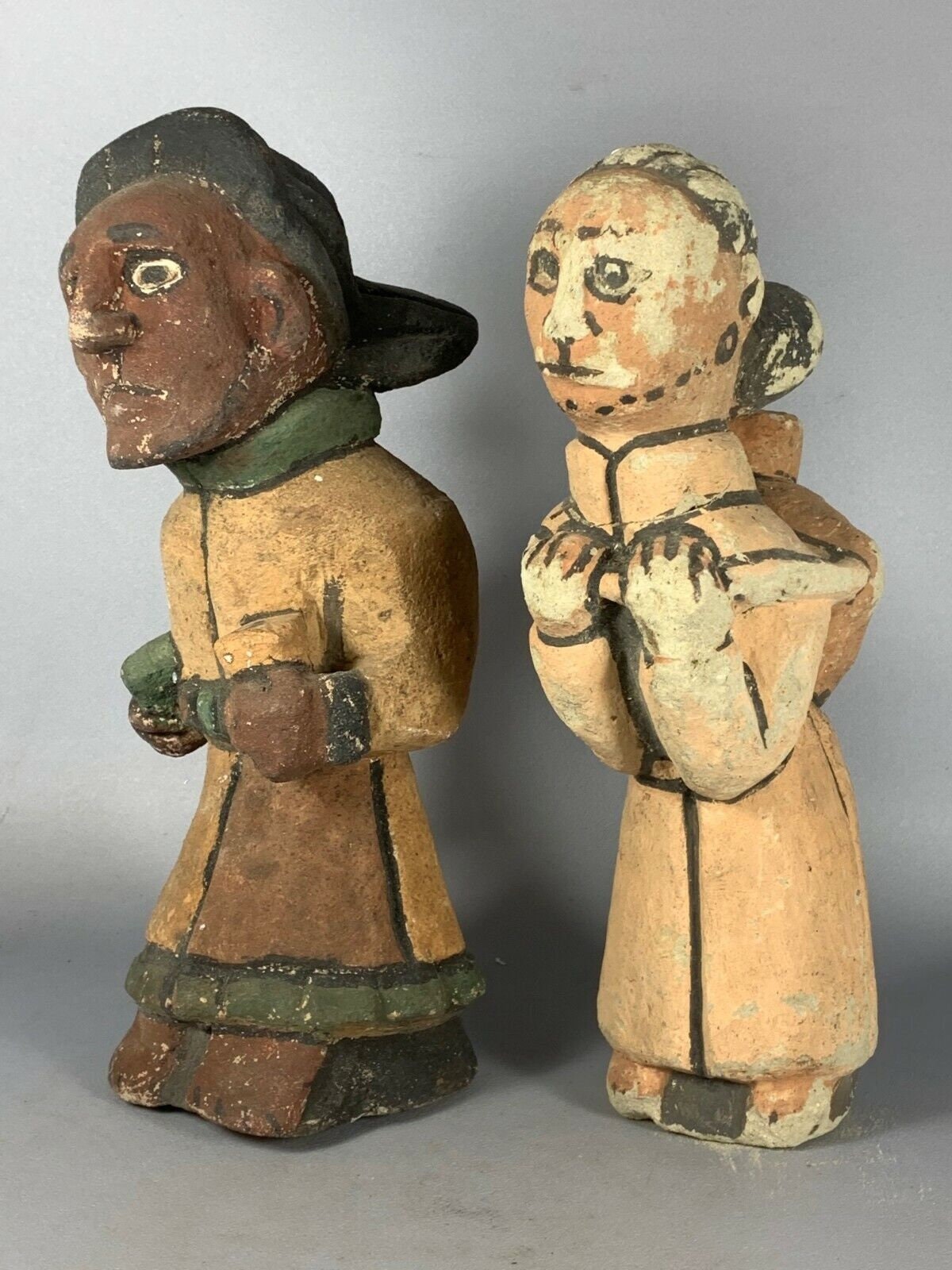 201035 - Antique & Extremly Rare Falasha Male and Female From Tigrinya ...