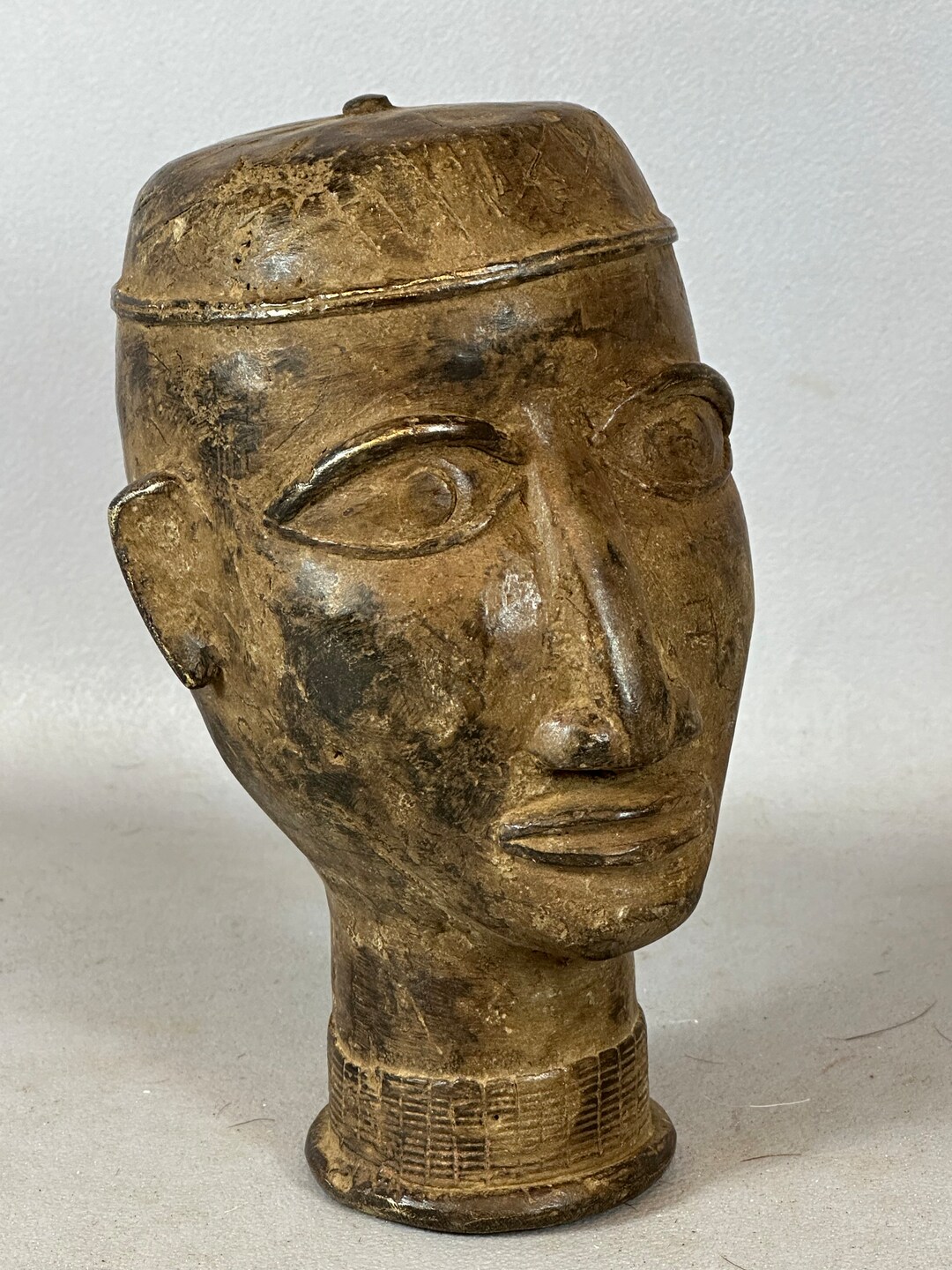 240523 Old Bronze African Yoruba Head Nigeria - Etsy