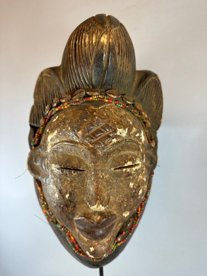 231137 - African Okuyi Dance African Punu Mask - Gabon. - Etsy