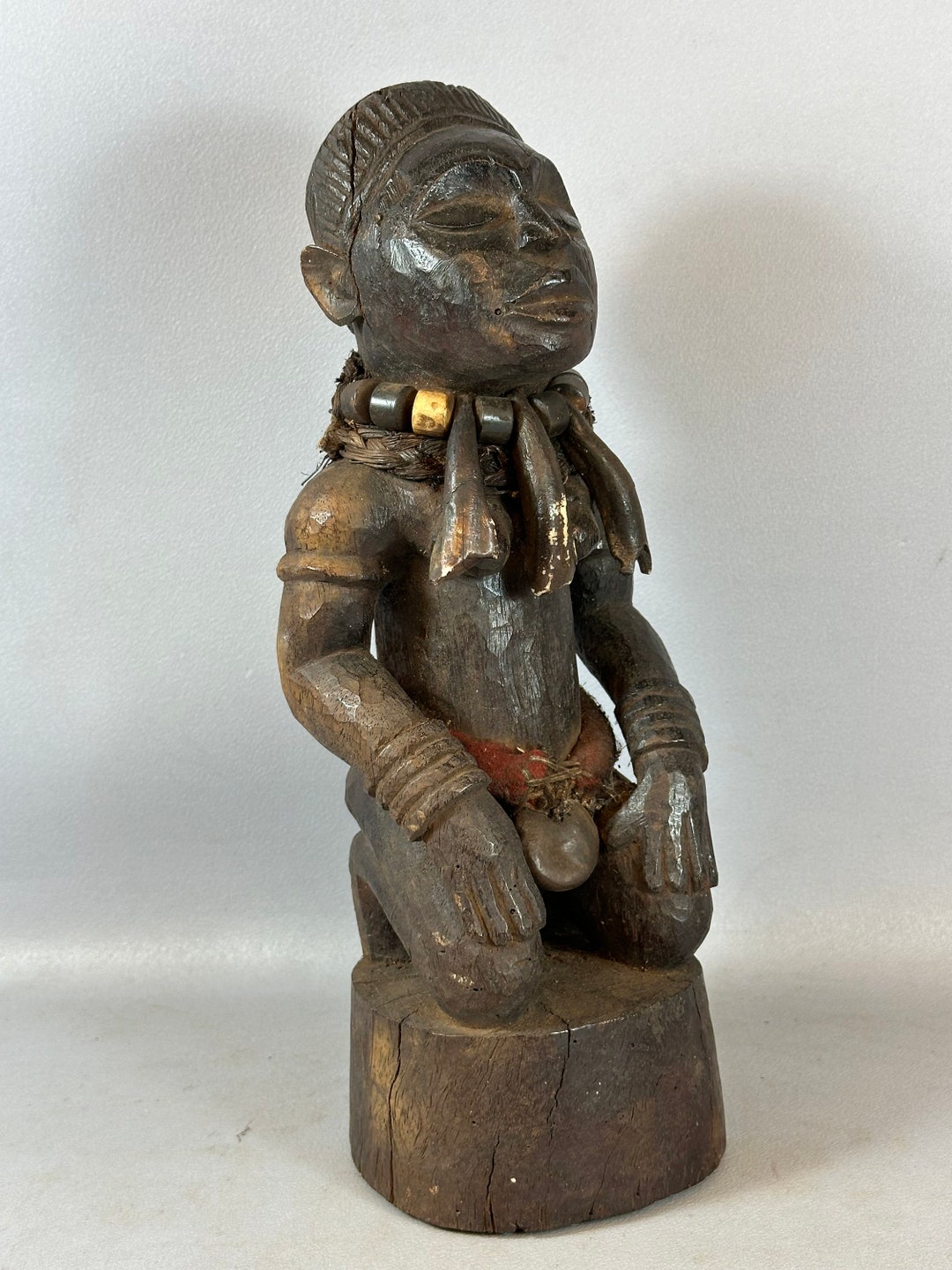 240460 - Old African Bakongo Bakulu Protection Figure - Congo. - Etsy