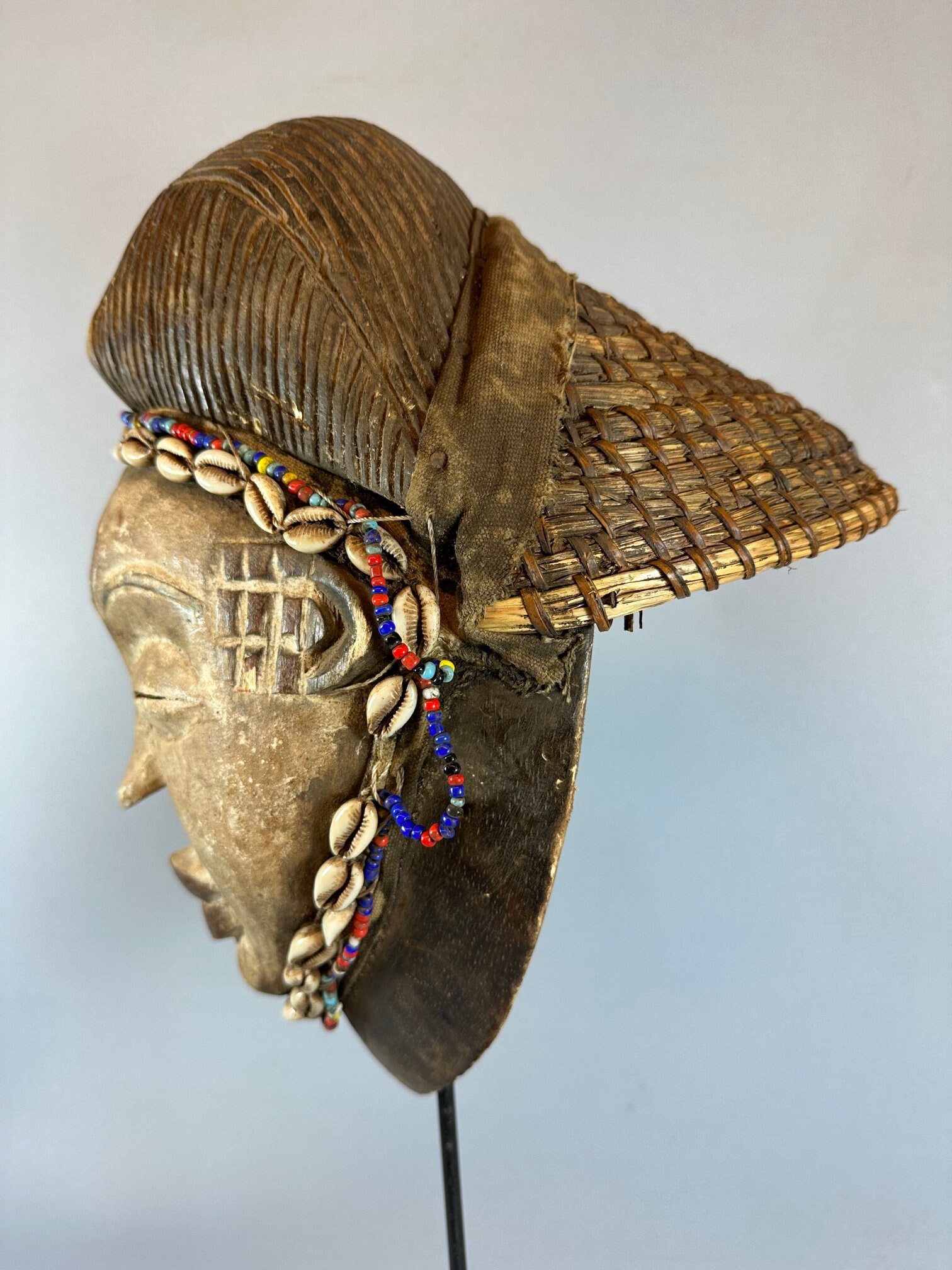 231128 African Okuyi Dance African Punu Mask Gabon. - Etsy