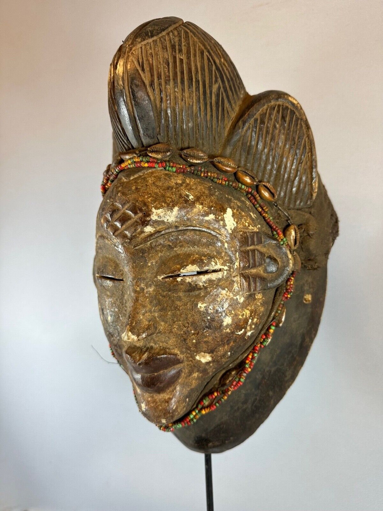 231137 - African Okuyi Dance African Punu Mask - Gabon. - Etsy