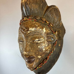 231137 - African Okuyi Dance African Punu Mask - Gabon. - Etsy
