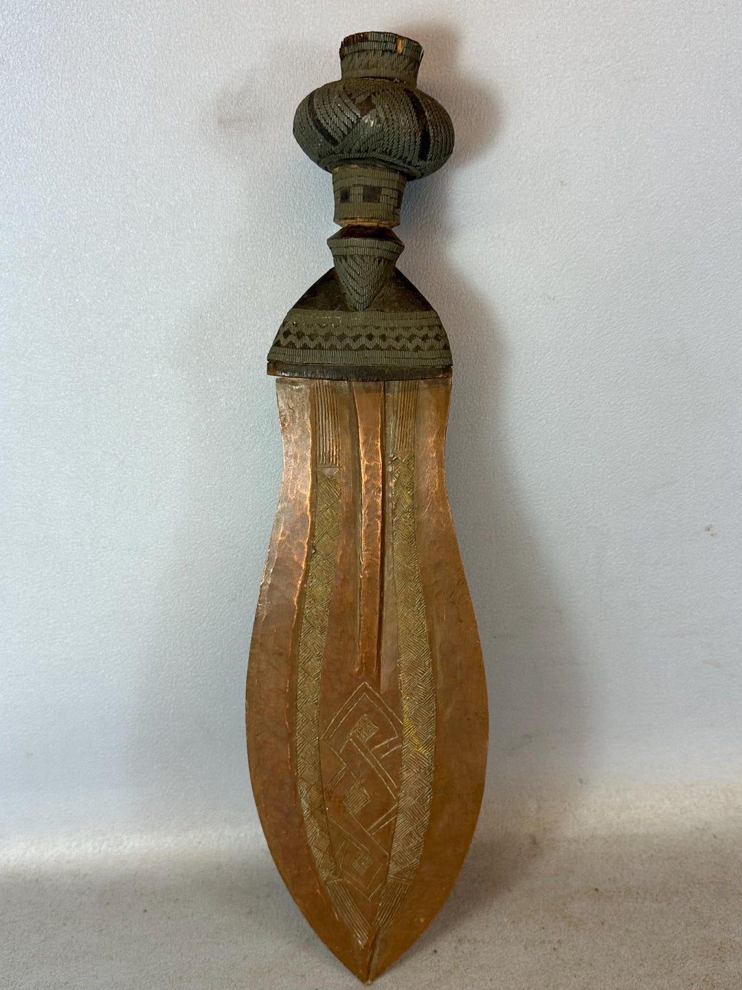 240953 - Beautiful African Bronze Kuba Ikul Ceremonial Sword - Congo - Etsy