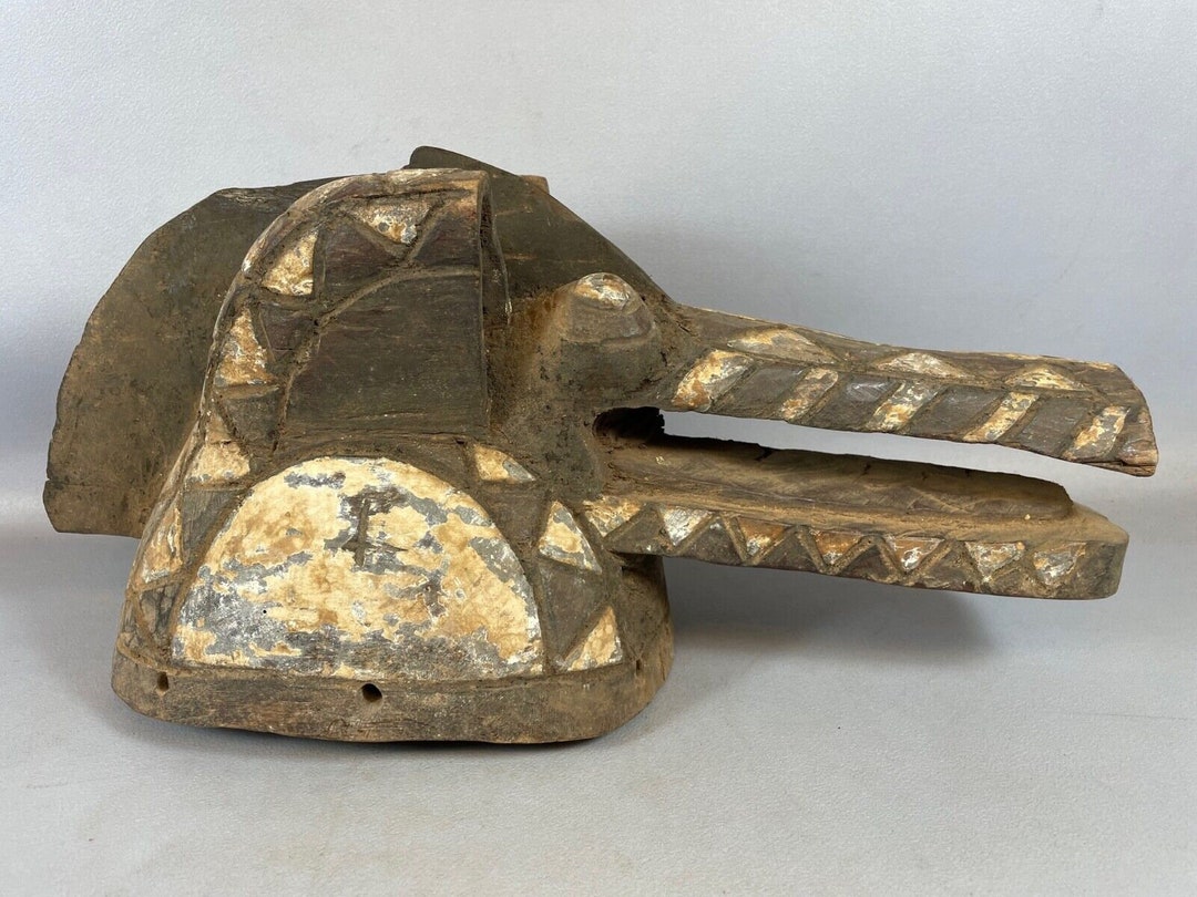 231120 - Antique Rare African Bobo Head Mask - Burkina Faso. - Etsy