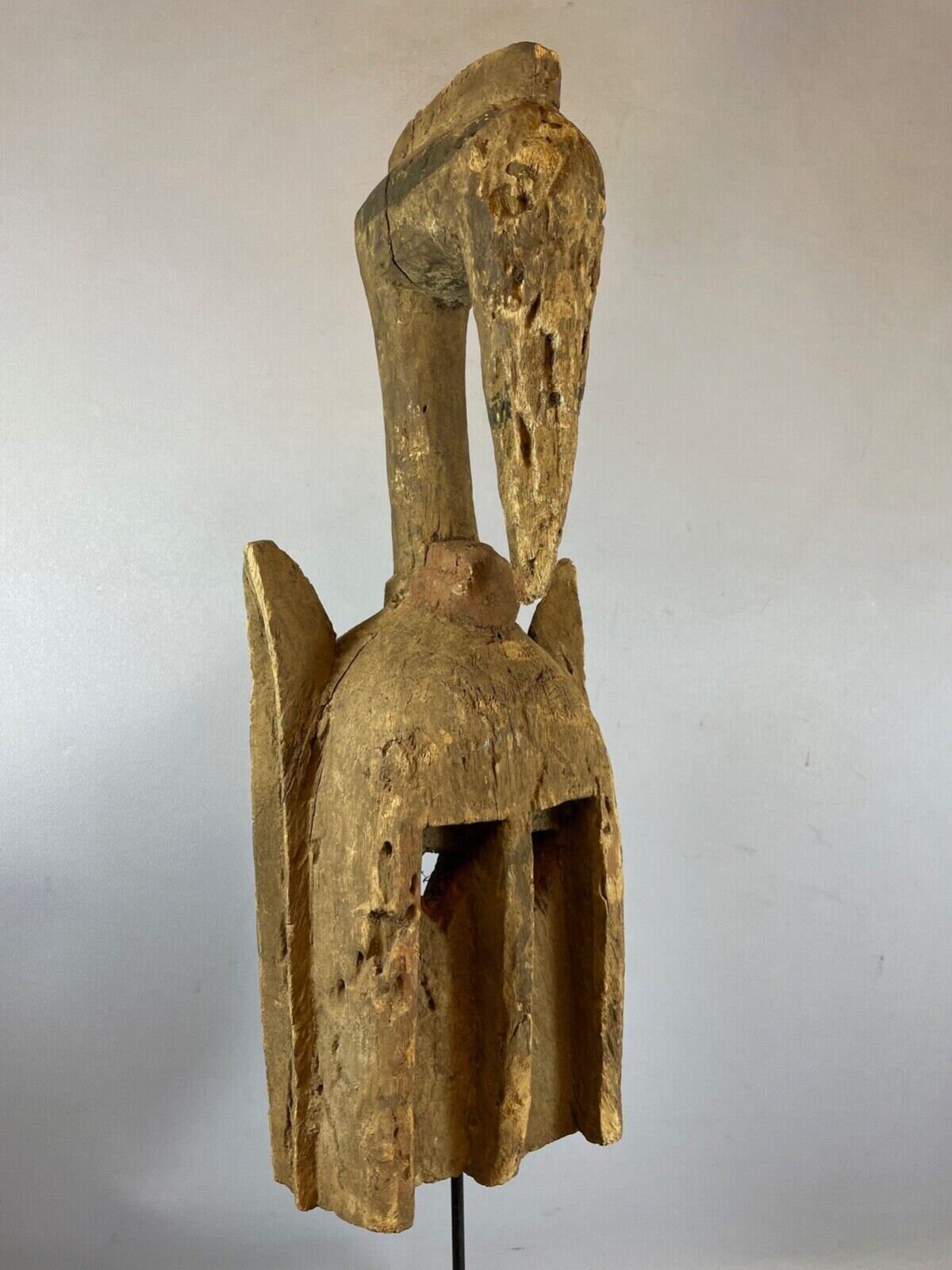 230446 Old African Dogon Satimbe Mask With Bird on Top Mali. - Etsy