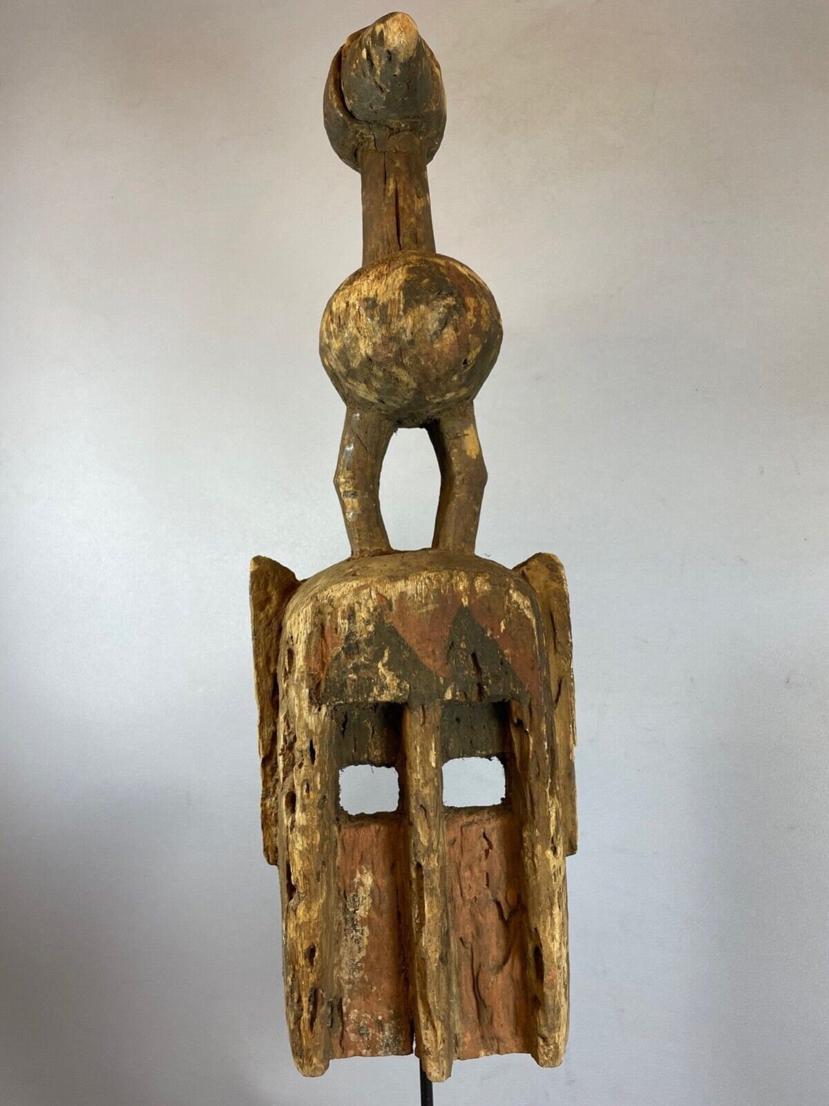 230447 Old African Dogon Satimbe Mask With Bird on Top Mali. - Etsy