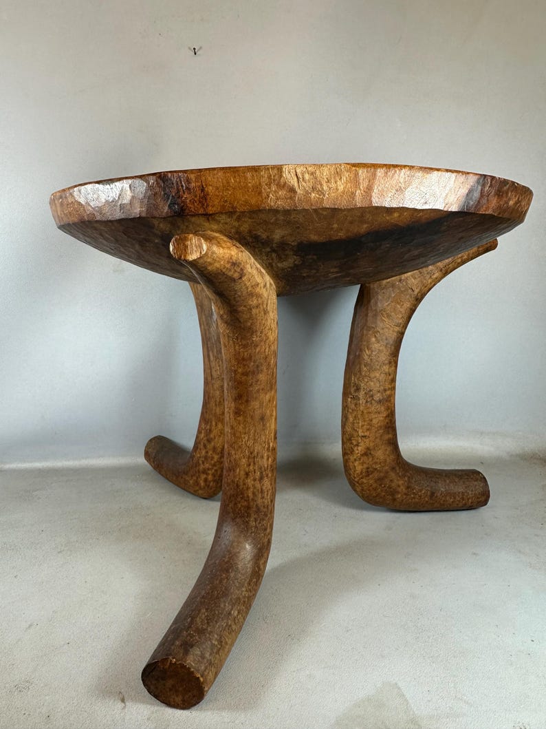241132 - Large Three-legged Jimma Handmade Injera Table - Ethiopia - Etsy