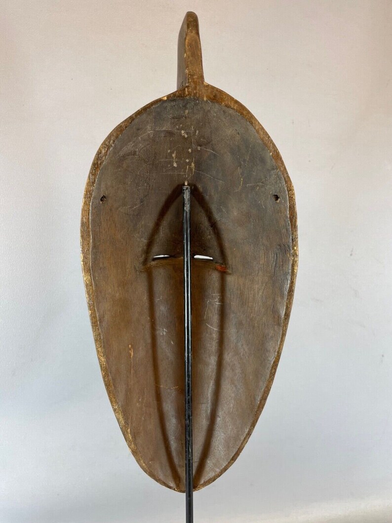 230628 African Marka N'toma Ceremonial Mask With Beads an Copper Mali ...