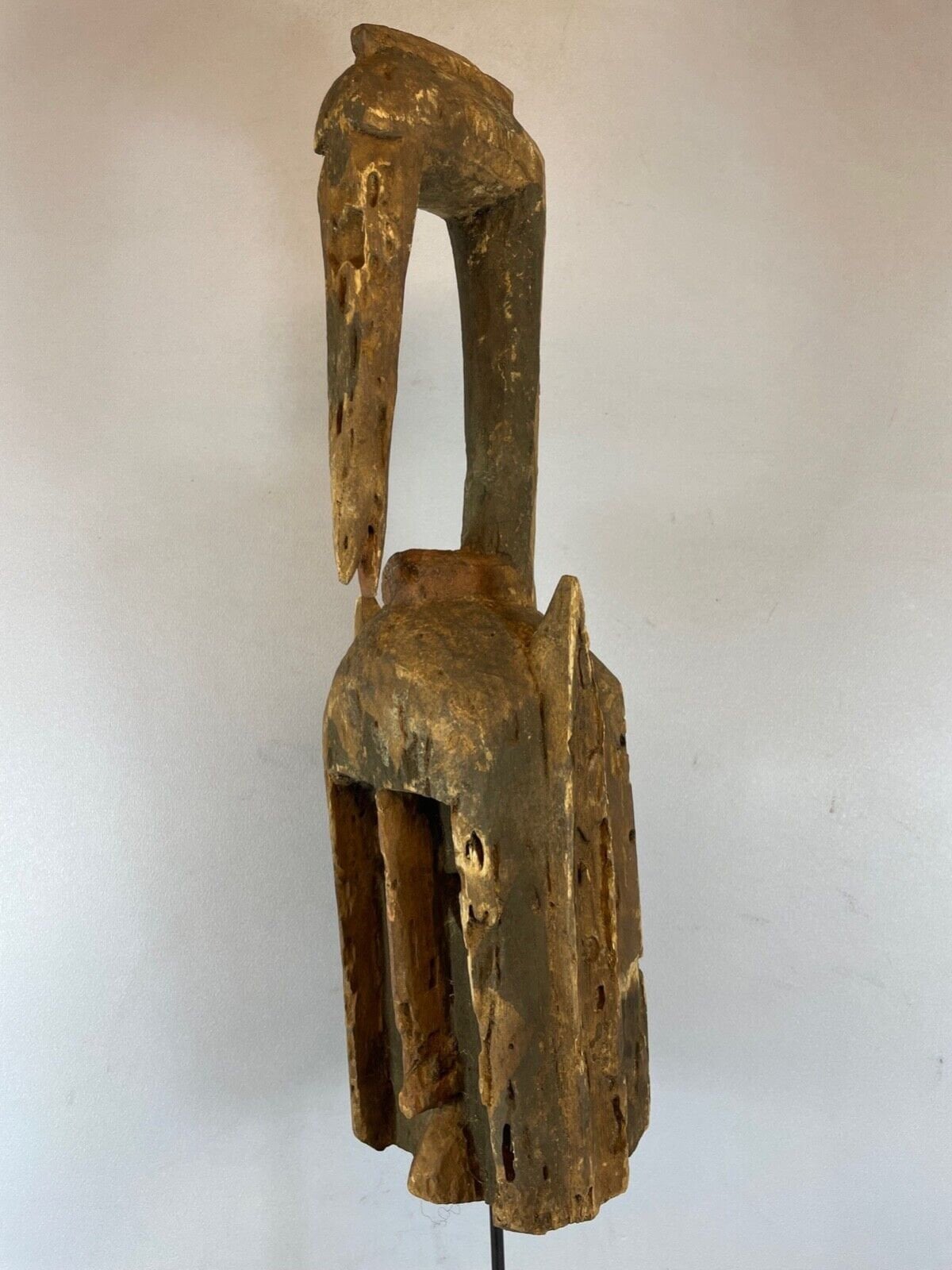 230616 Old African Dogon Satimbe Mask With Bird on Top - Etsy