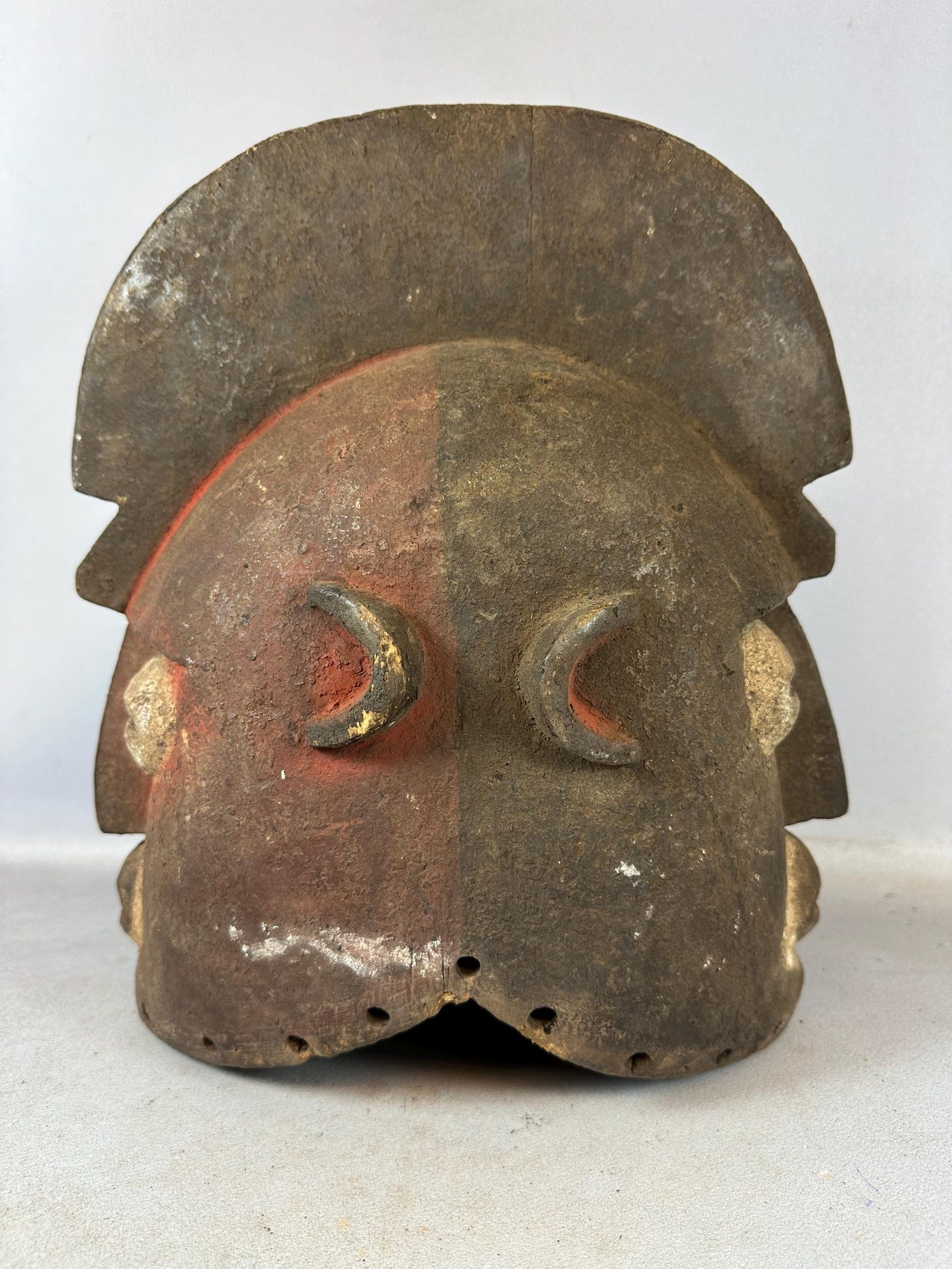 240808 - Old African Boa Double Helmet Mask - Congo - Etsy