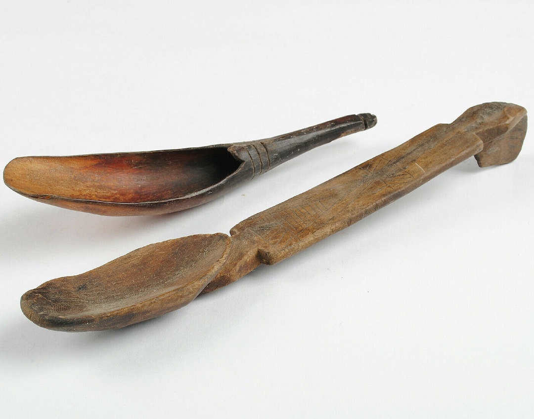190722 - 2 Rare Old African Ethiopian Spoons - Ethiopia - Etsy