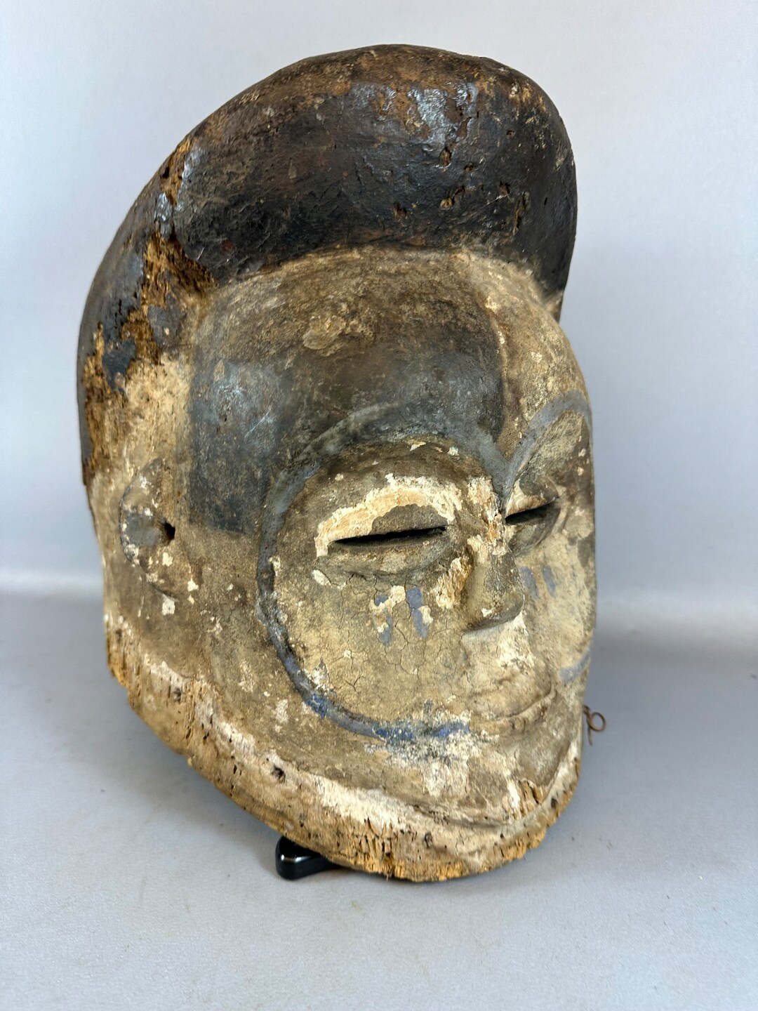 231244 - Extremly Rare Antique African Kwese Helm Mask - Certificate ...