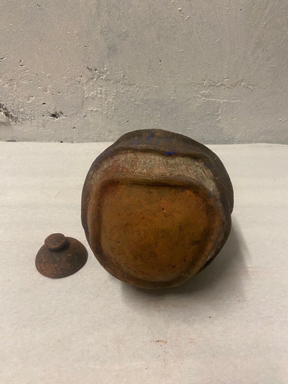 221038 - Extremly Rare Terracotta African Tutsi Pot With Lid ...