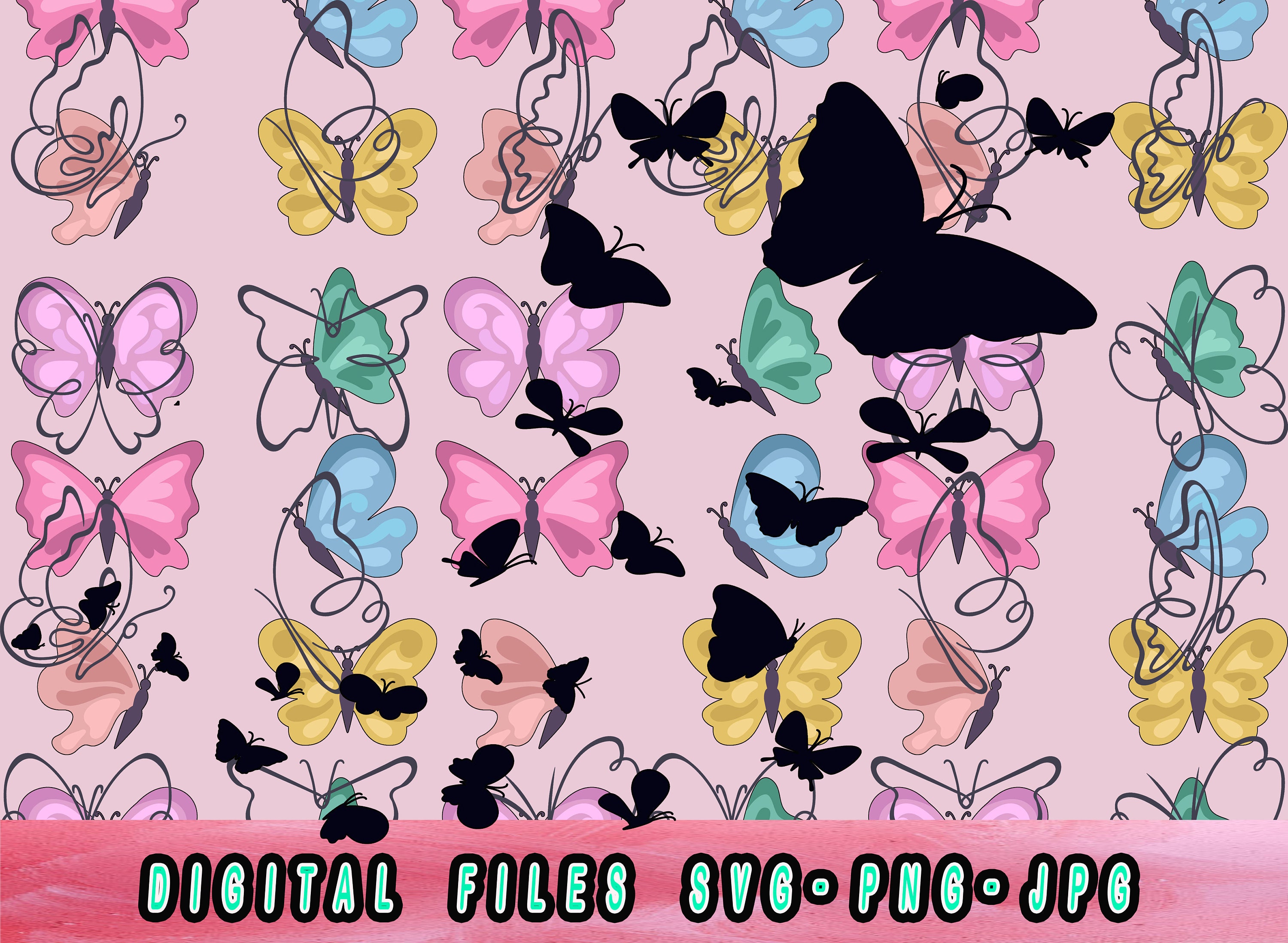 Butterfly SVG, Butterfly Bundle SVG Files, Butterfly SVG Layered ...