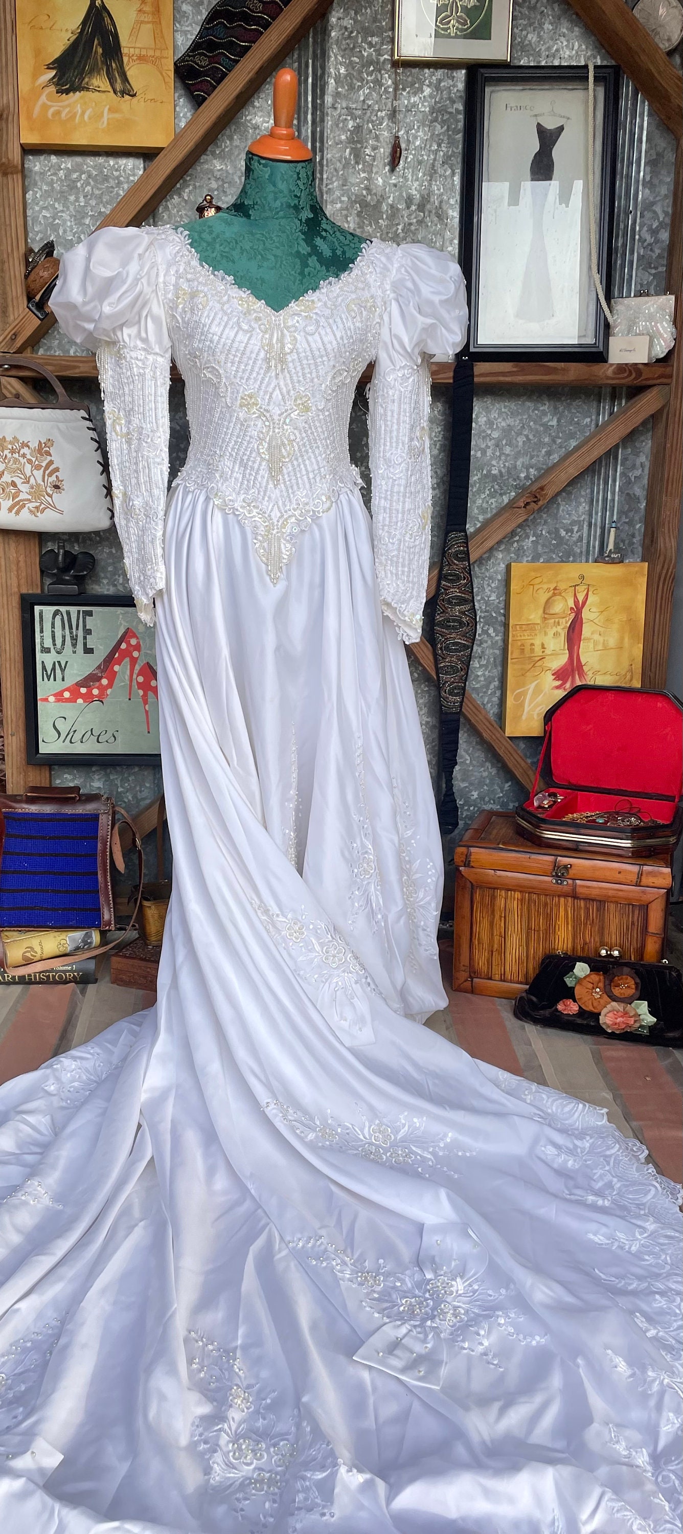 Vintage Wedding Dress - Etsy
