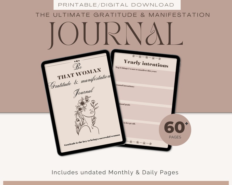 Gratitude Journal Digital Download Gratitude Journal - Etsy