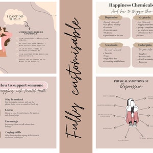 Mental Health Instagram Bundle, Mental Health Posts, Mental Health Social Media, Self-love ...