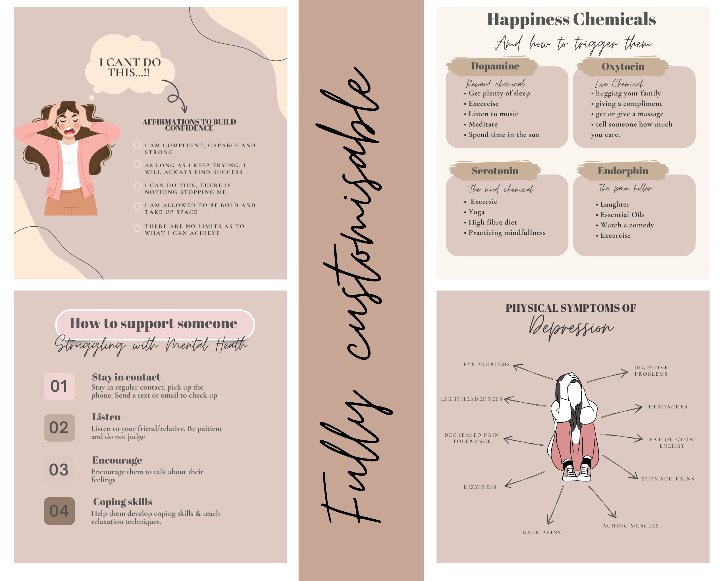 Mental Health Instagram Bundle, Mental Health Posts, Mental Health ...