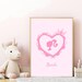 Personalized Barbie Theme Print Pink Baby Girl Nursery - Etsy