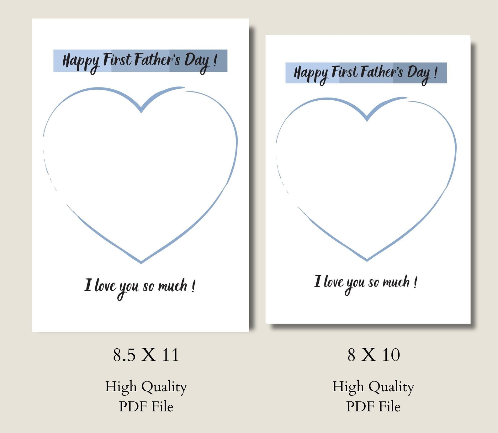 Fathers Day Printable Handprint Craft, Footprint Keepsake, First ...