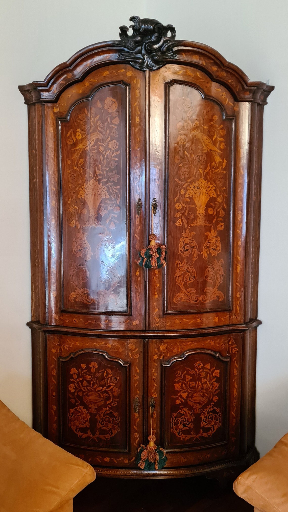 Dutch Corner Cabinet From the Late 1700s Louis XV Style - Etsy