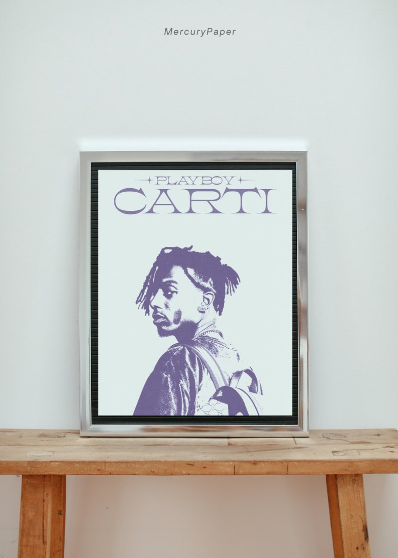 PLAYBOY CARTI Poster Wall Art Decor Home Decor Frameless - Etsy