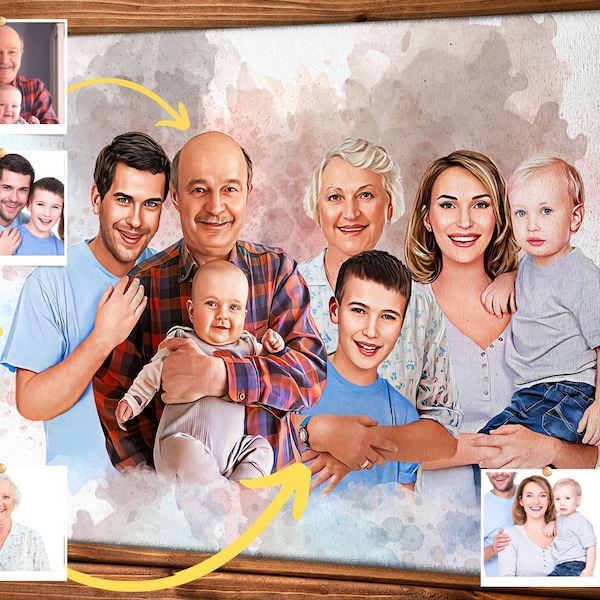 Family Painting - Etsy