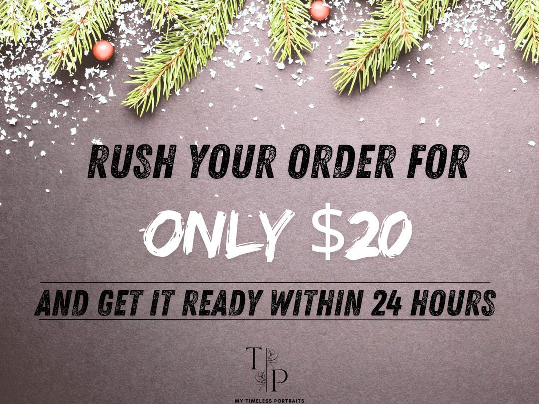 Rush Order Upgrade – 24 Hour Priority Processing - Etsy