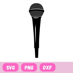 Microphone Svg, Svg Files for Cricut, Microphone, Microphone Clip Art ...