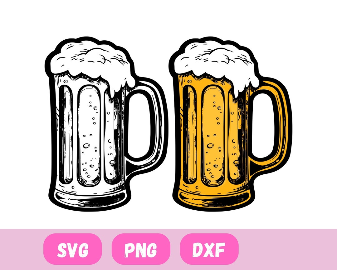 Beer Mug Svg, Beer Svg, Svg Files for Cricut, Beer Clipart,alcohol Svg, Shamrock Svg, Beer Can ...