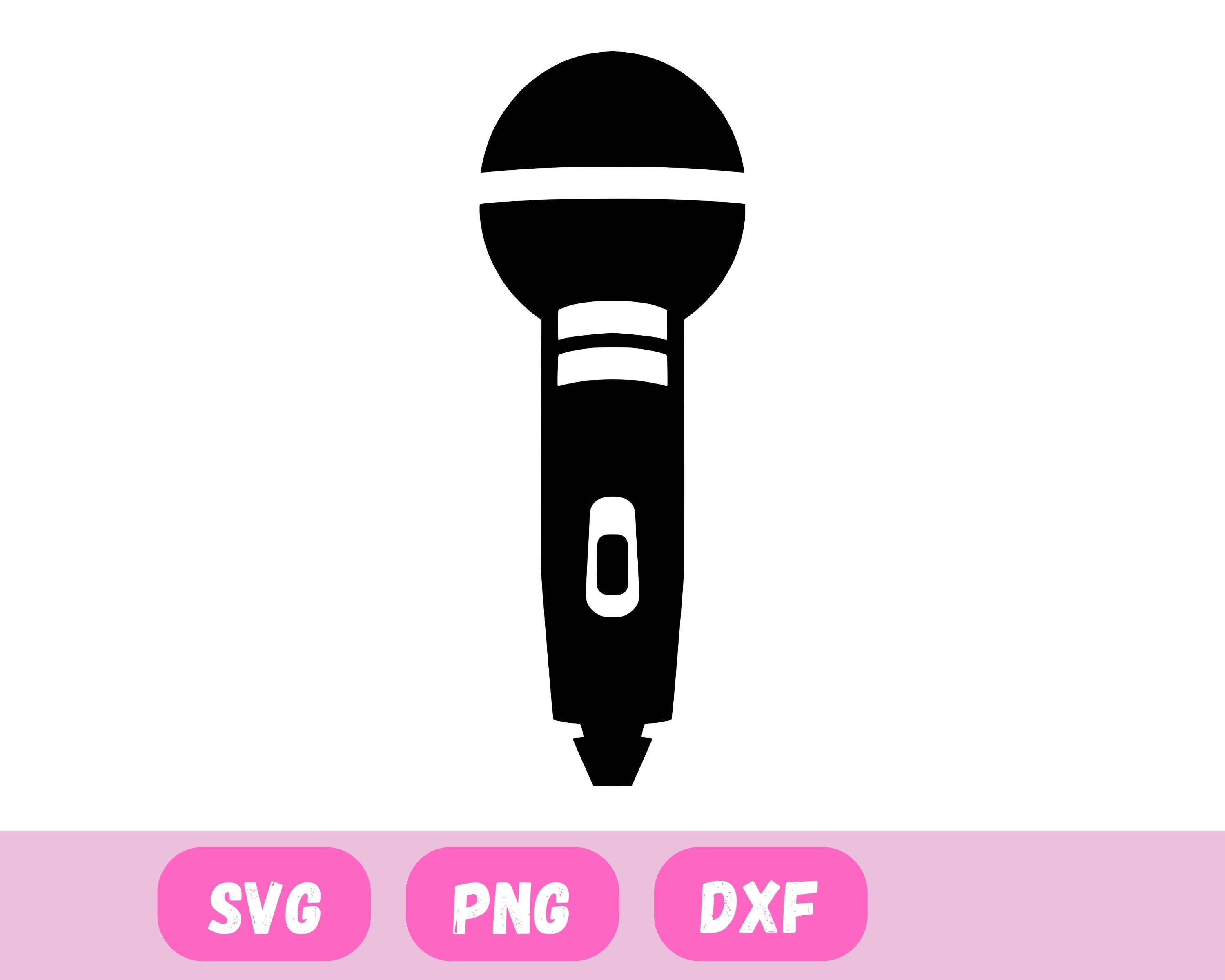 Microphone Svg Svg Files for Cricut Microphone Microphone - Etsy