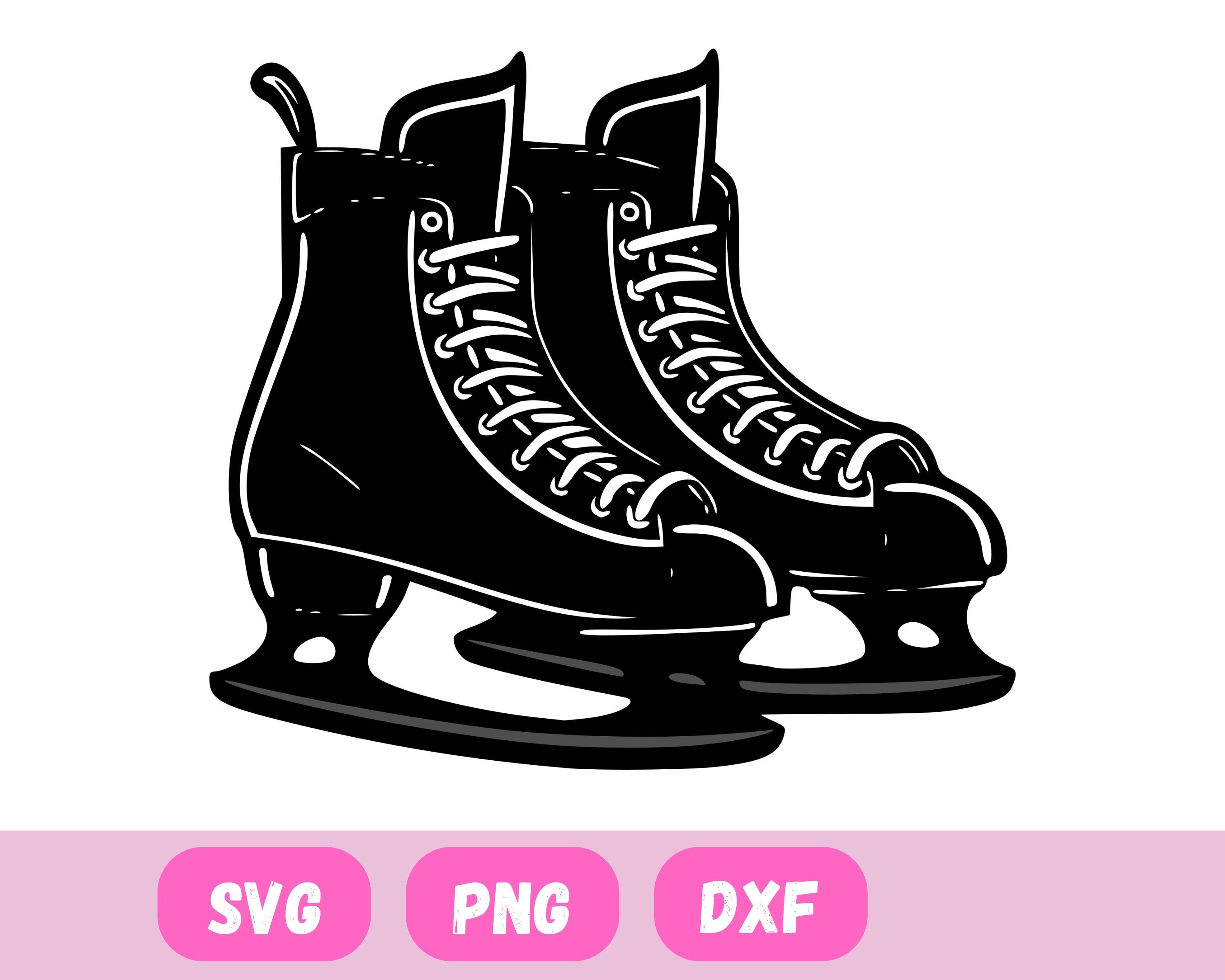 Ice Skate SVG Bundle Winter Svg Svg Files for Cricut Hockey - Etsy