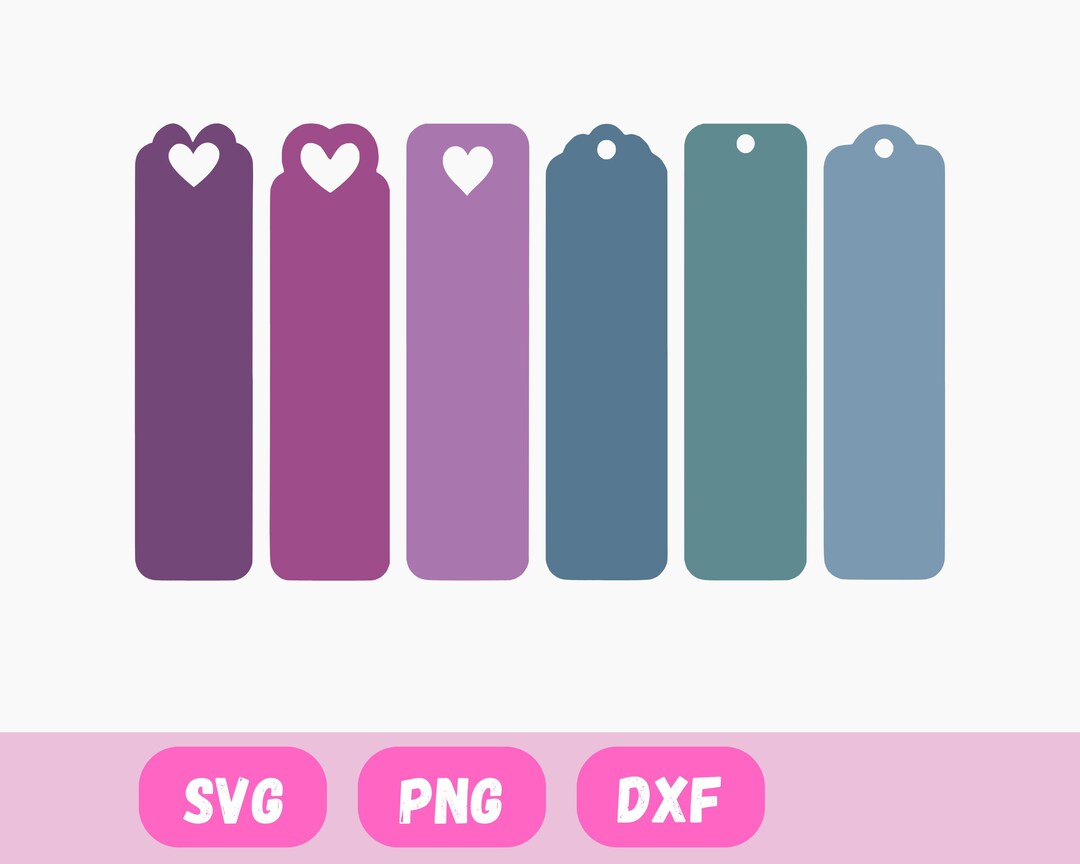 Bookmark SVG Bundle, Svg Files for Cricut, Cute Bookmarks, Custom ...