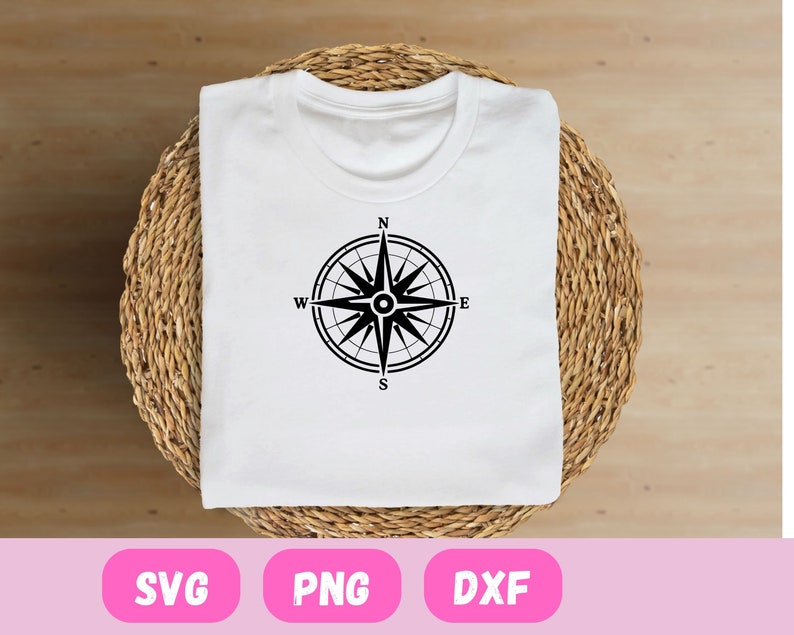 Compass Svg, Svg Files for Cricut, Nautical Svg, Compass Rose Svg ...