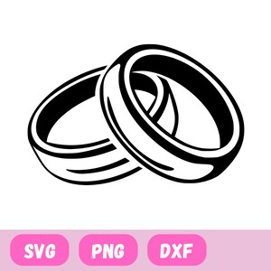 Marriage Rings SVG, Ring SVG, SVG Files for Cricut, Engagement Ring Svg ...