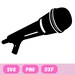 Microphone Svg, Svg Files for Cricut, Microphone, Microphone Clip Art ...