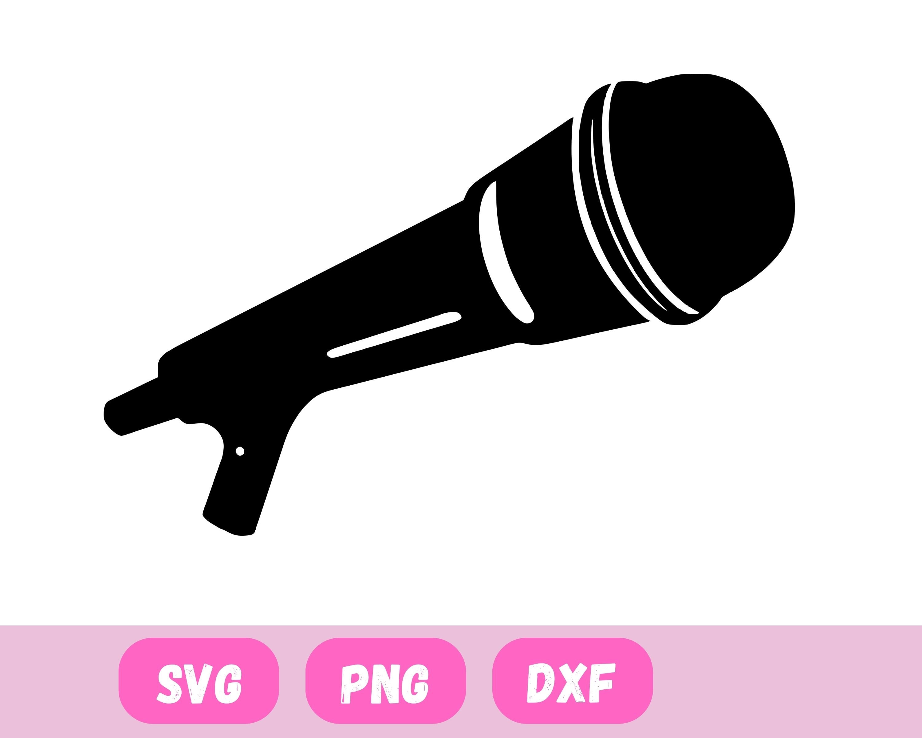 Microphone Svg Svg Files for Cricut Microphone Microphone - Etsy