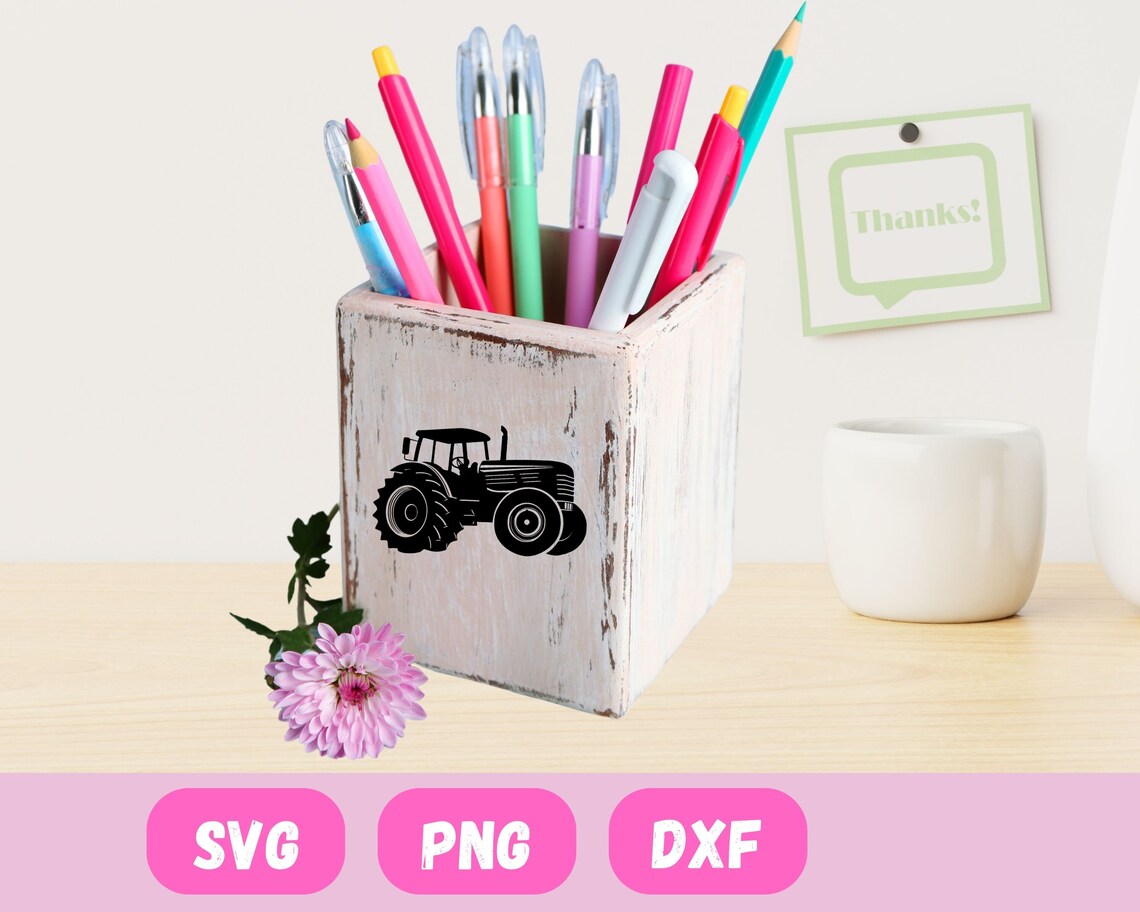 Tractor Svg, Svg Files for Cricut, Tractor Png, Farming Svg, Farm Truck ...