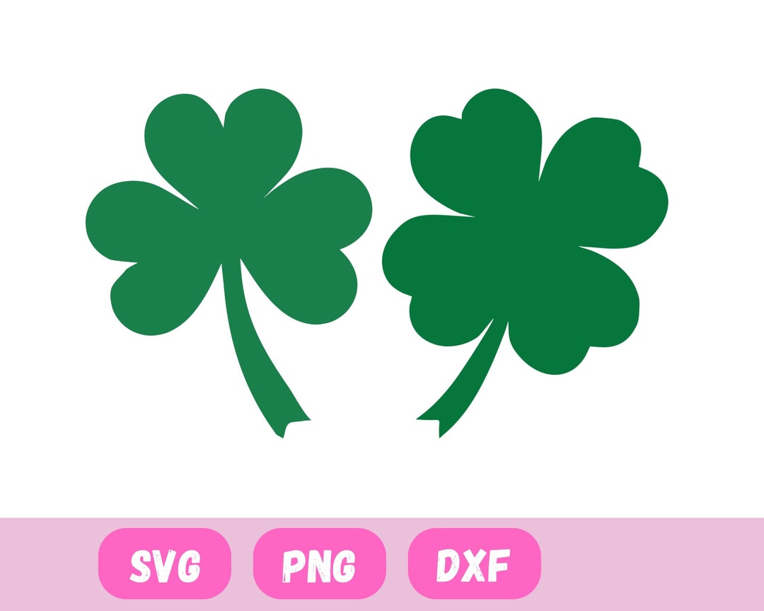 Shamrock Svg, St Patricks Day Svg, Four Leaf Clover Svg, Clover Svg ...