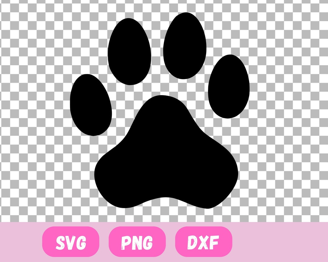Paw Print Svg Cut Files for Cricut Dog Mom SVG Dog Lover - Etsy
