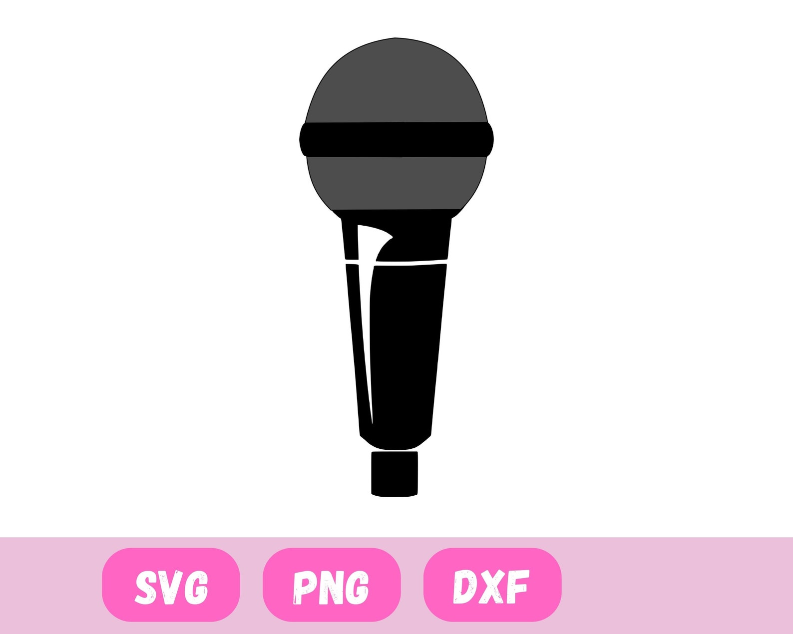 Microphone Svg Svg Files for Cricut Microphone Microphone - Etsy