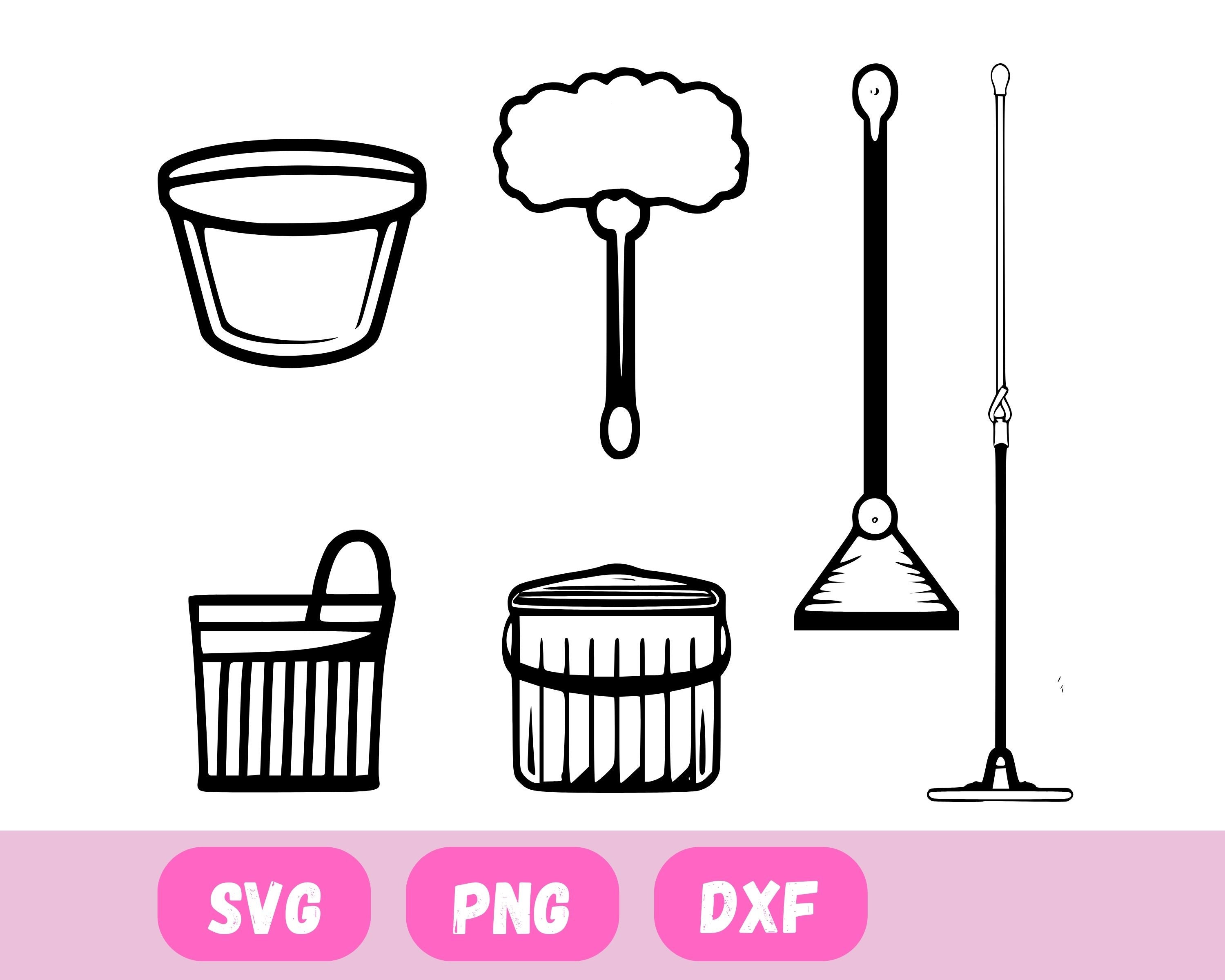 Cleaning SVG Bundle, Svg Files for Cricut, Digital Download, Cleaning ...