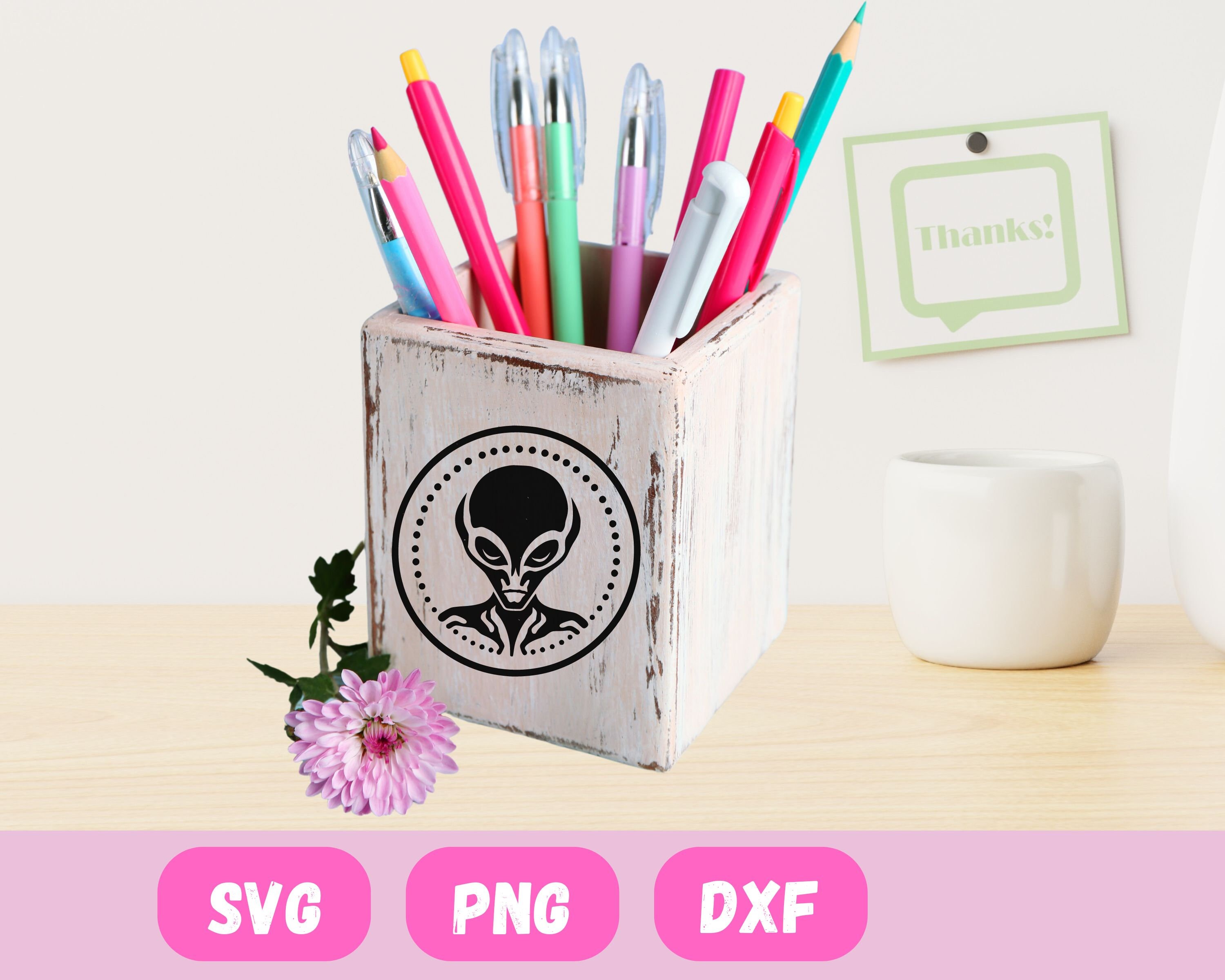 Alien SVG, Alien Cut File, Alien DXF, Alien PNG, Alien Clipart, Alien ...