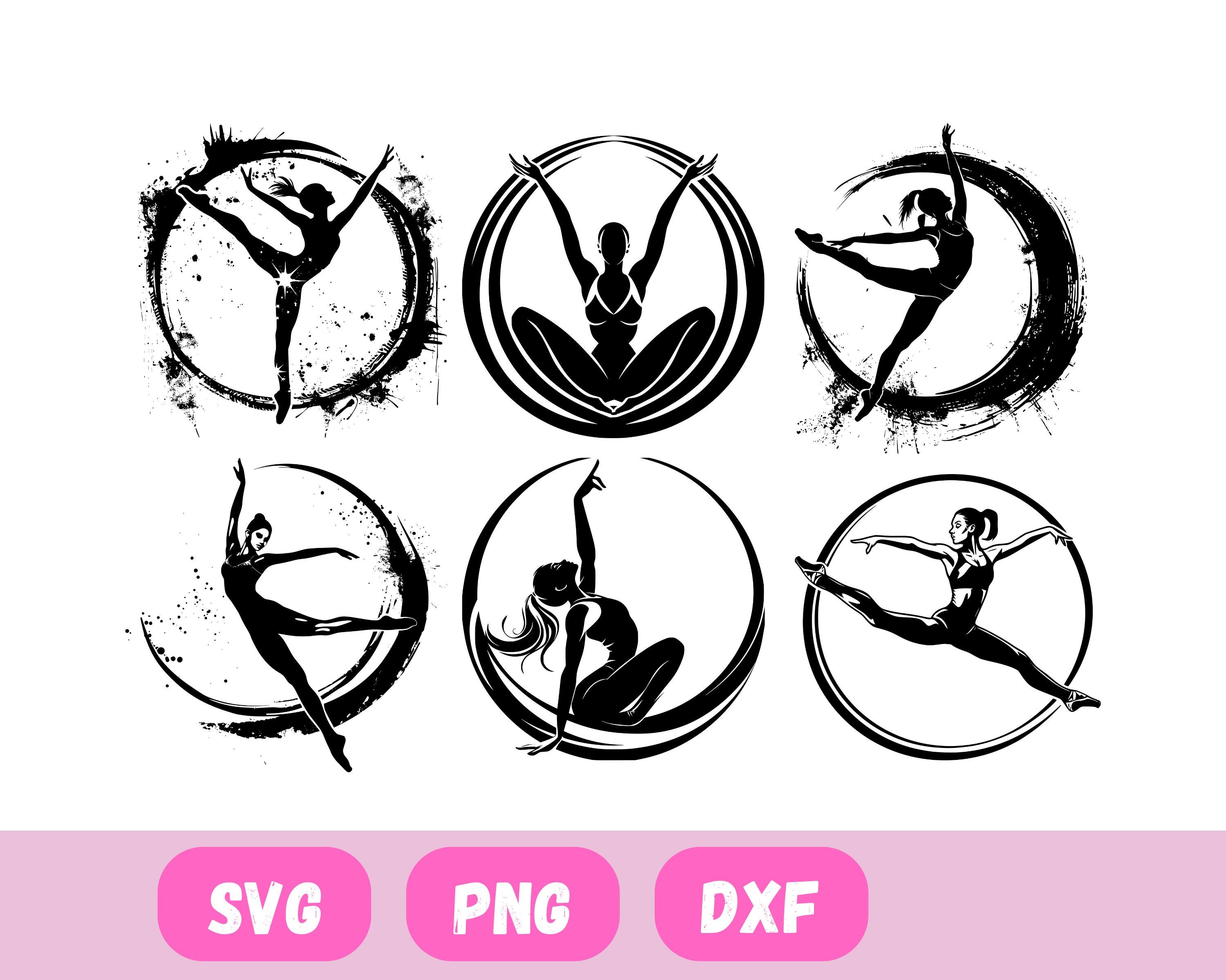 Dance Svg Bundle, Gymnastics Svg, Svg Files for Cricut, Dancer Svg ...